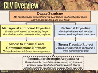 CLV - Qualified Investor Presentation | PPT