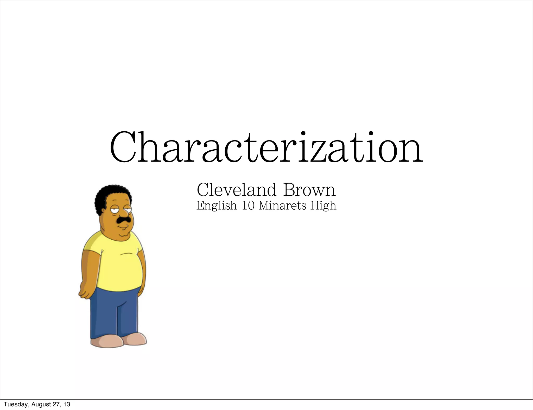 Cleveland Brown | PDF