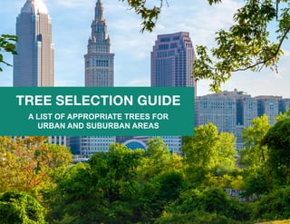 Cleveland Tree Plan Tree Selection Guide | PPT