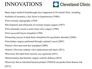 Cleveland clinic induction program | PPTX
