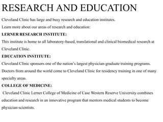 Cleveland clinic induction program | PPTX