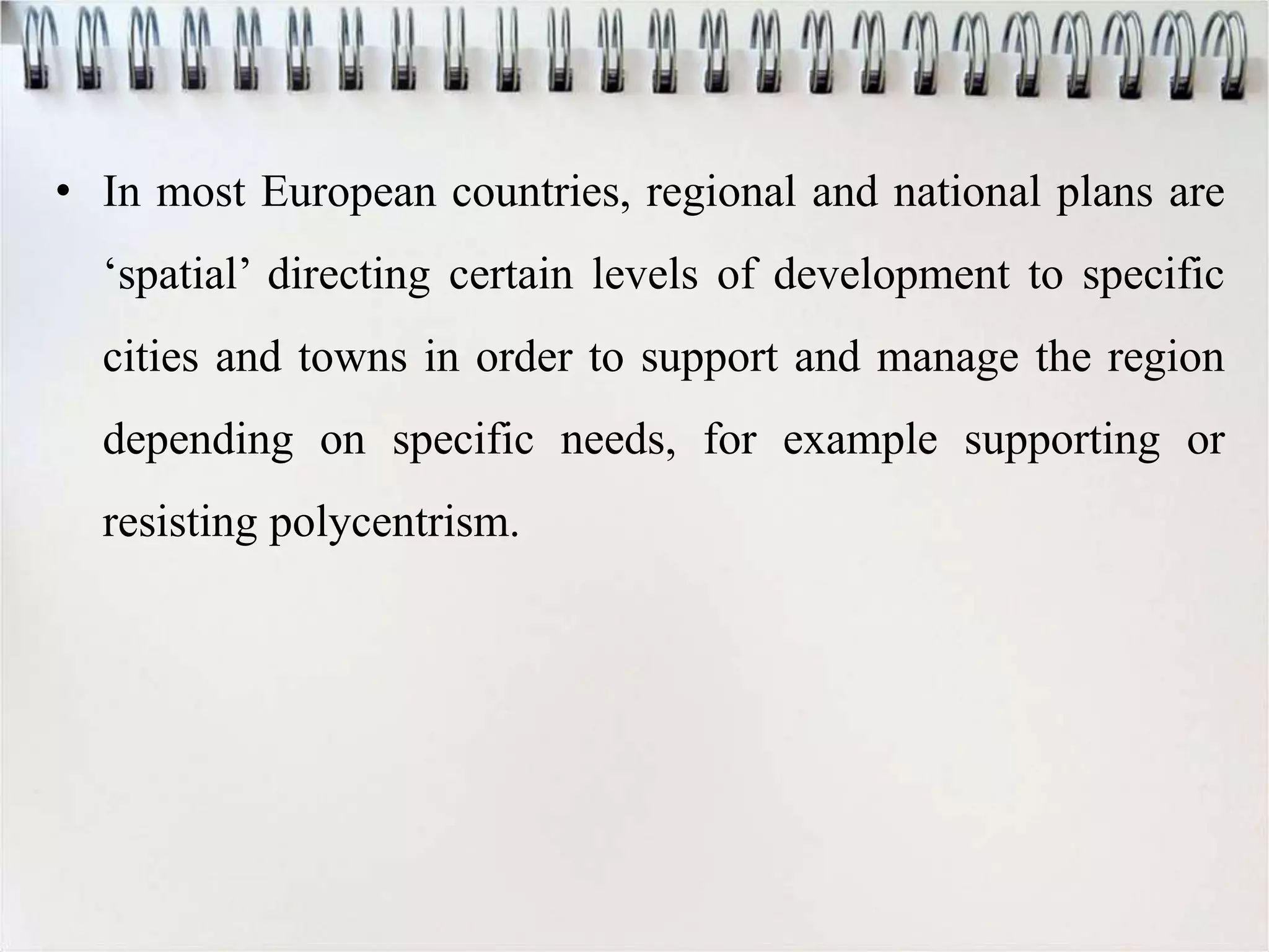 types and contents for regional planning for block,district,state and ...