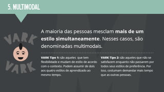 Modelo VARK de estilo de aprendizado | PPTX