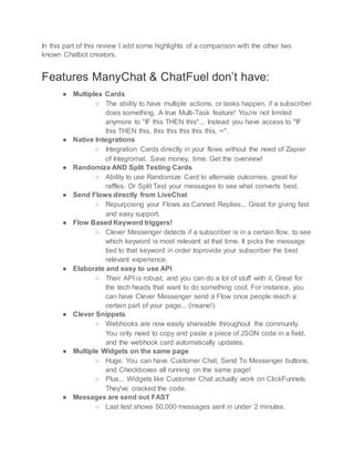 Clever Messenger Review | DOCX | Email | Internet