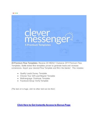 Clever Messenger Review | DOCX | Email | Internet