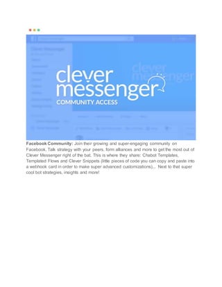 Clever Messenger Review | DOCX | Email | Internet