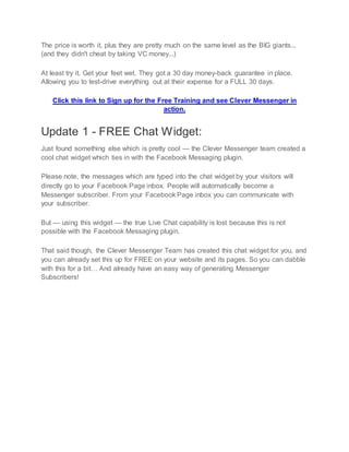 Clever Messenger Review | PDF