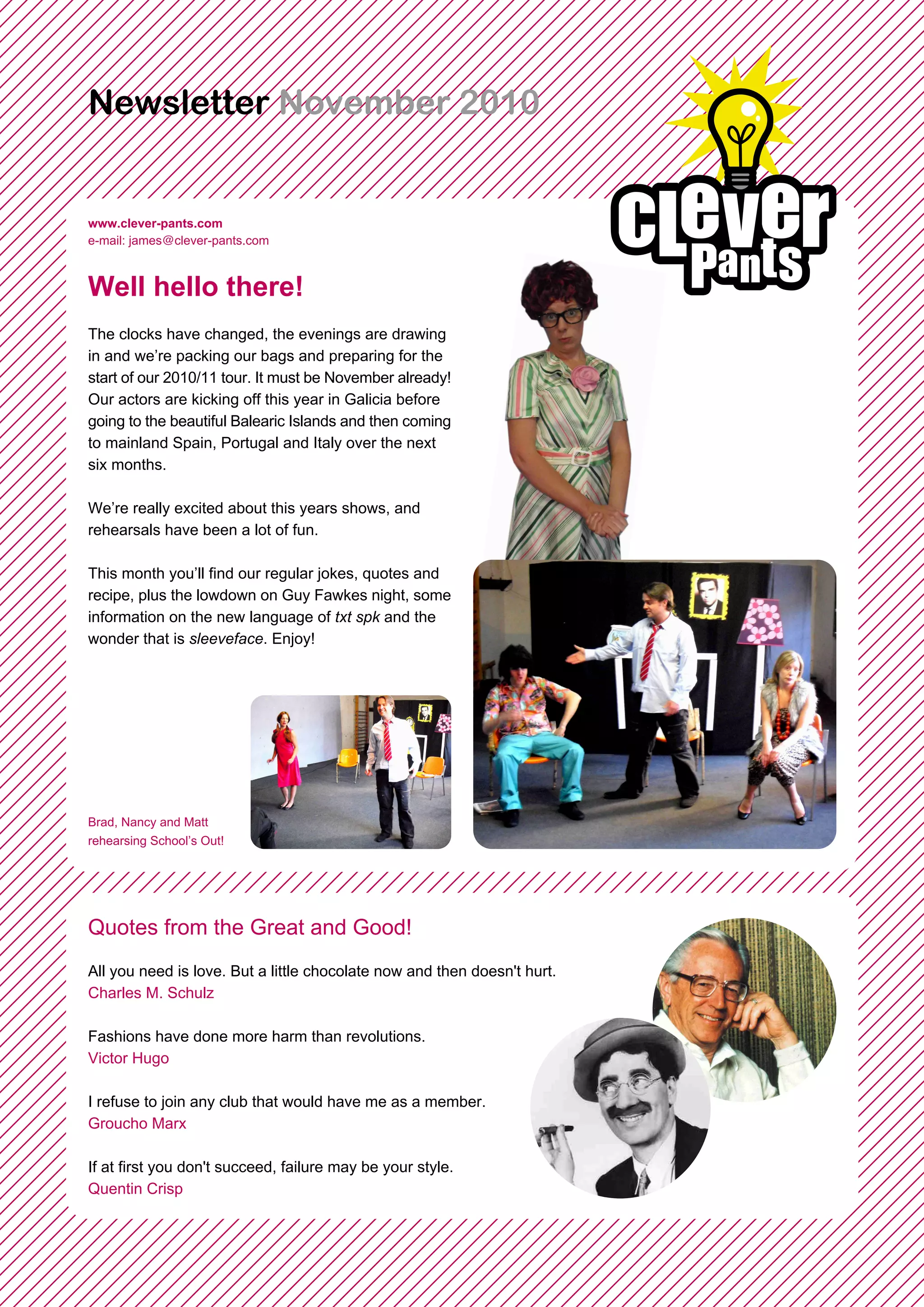 Cleverpants nov 2010 | PDF