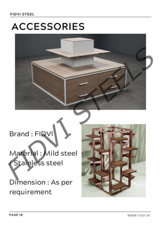 Clothing Display Racks Catlogue - Fidvi Steel | PDF