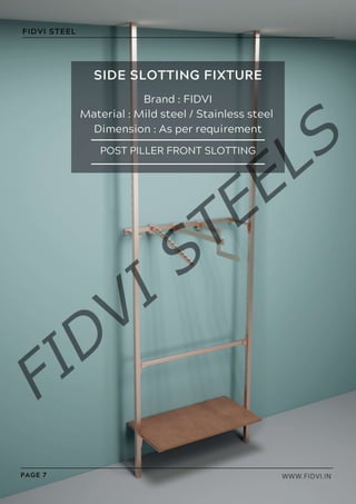 Clothing Display Racks Catlogue - Fidvi Steel | PDF