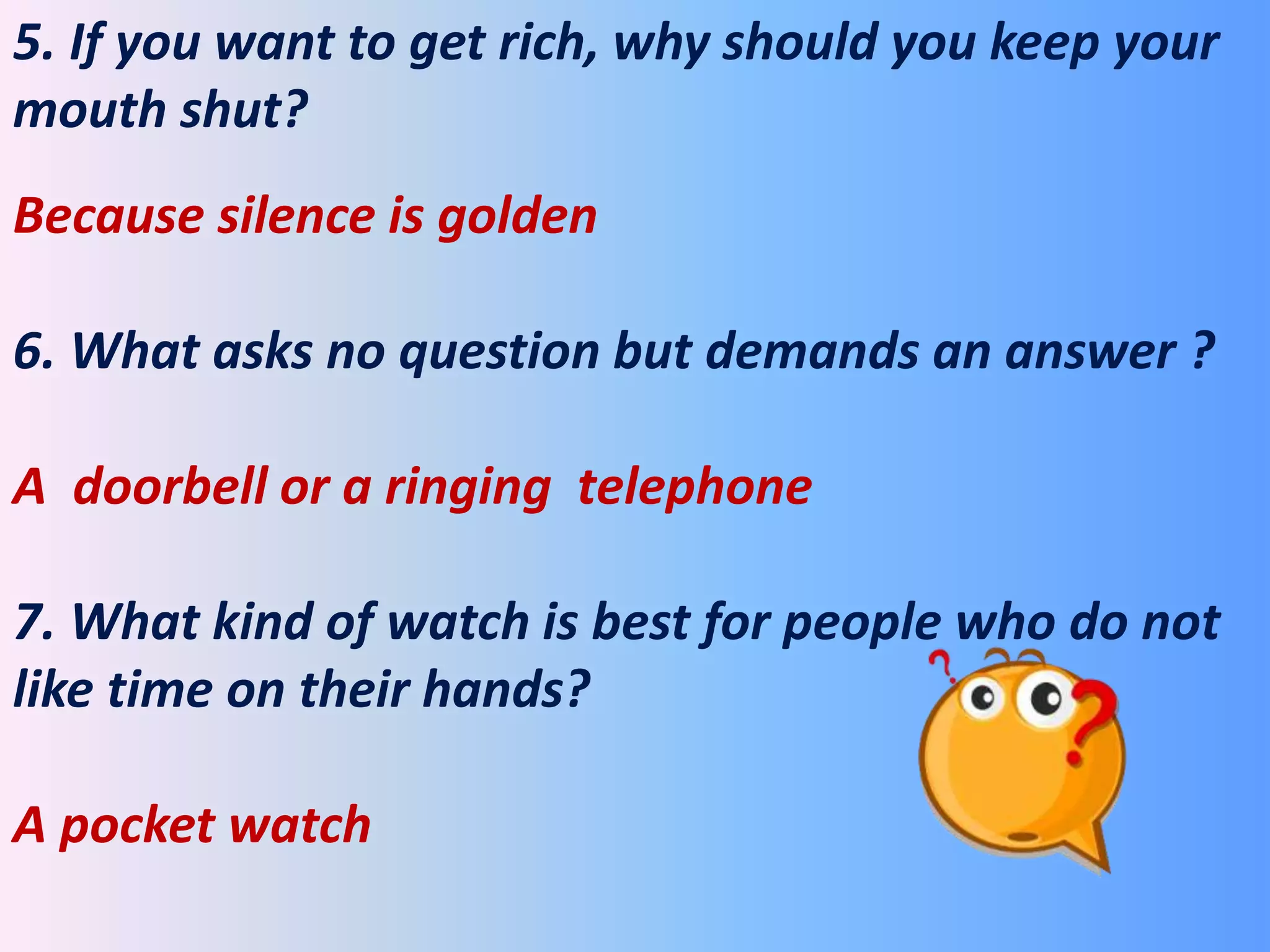 presentation on Riddles | PPTX