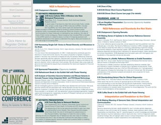 The Clinical Genome Conference 2014 | PPT