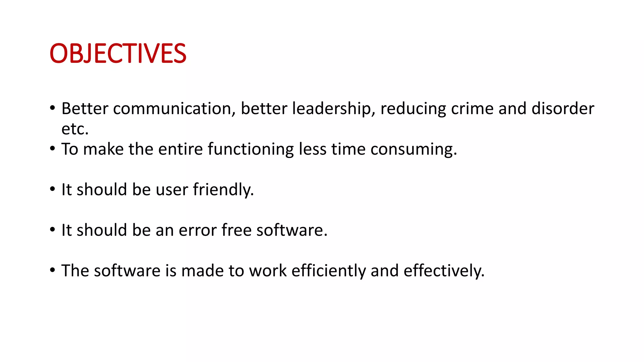 ppt on e crime management system | PPTX