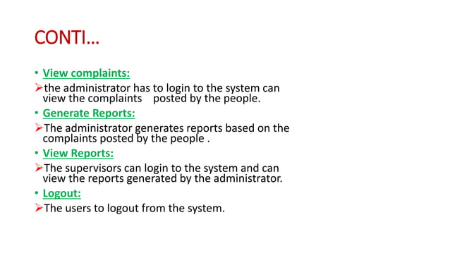 ppt on e crime management system | PPTX | Operating Systems | Computer Software and Applications