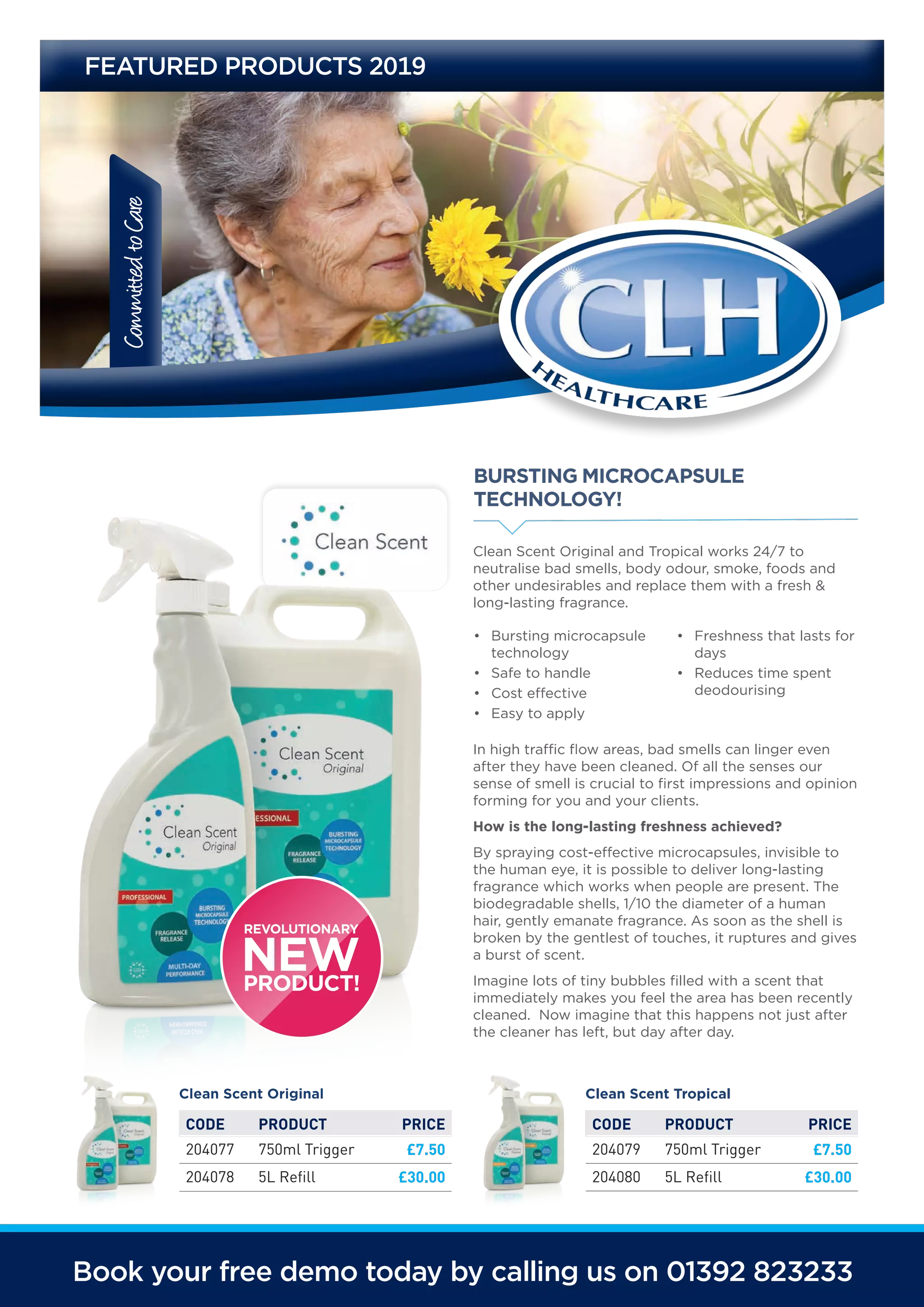 CLH Featured Product - Clean Scent Neutralising Odour | PDF