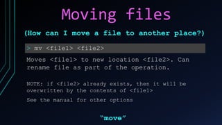 Command-Line 101 | PPTX
