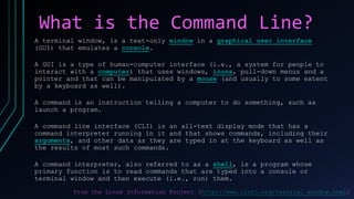 Command-Line 101 | PPTX