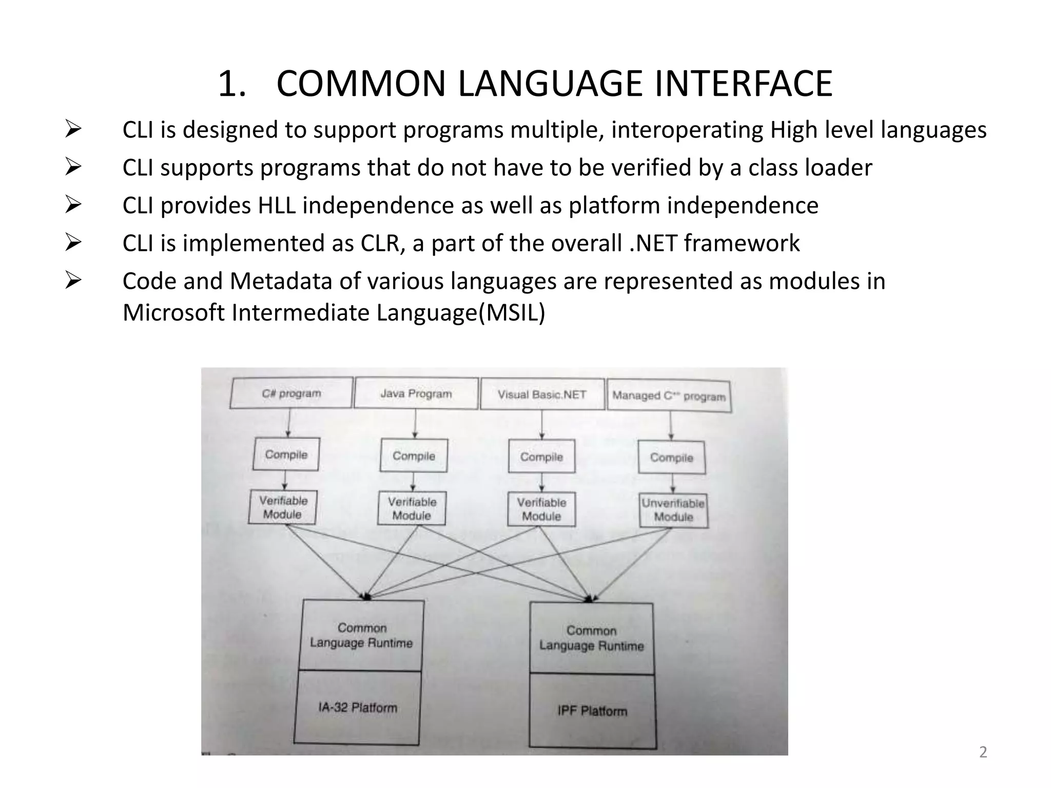 Common Language Infrastructure | PPTX