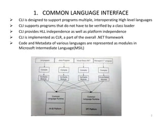 Common Language Infrastructure | PPTX