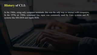 Command line interface “CLI” | PPTX