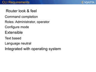 Integrating Linux routing with FusionCLI™ | ODP | Operating Systems | Computer Software and ...