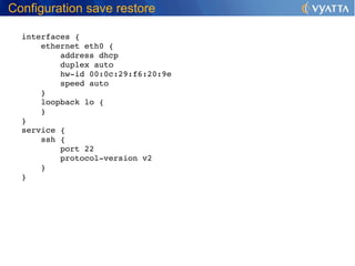 Integrating Linux routing with FusionCLI™ | ODP | Operating Systems | Computer Software and ...