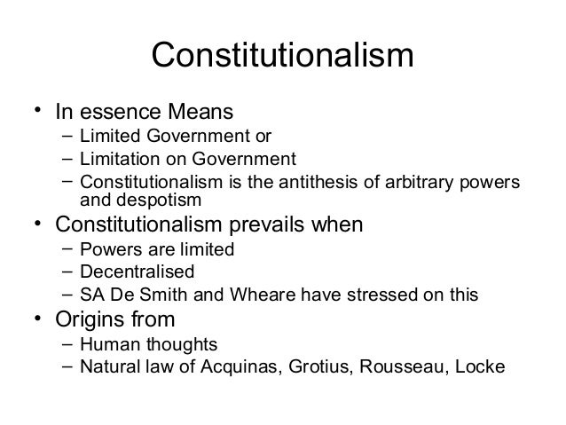 Mod1 Topic 2 Constitutionalism