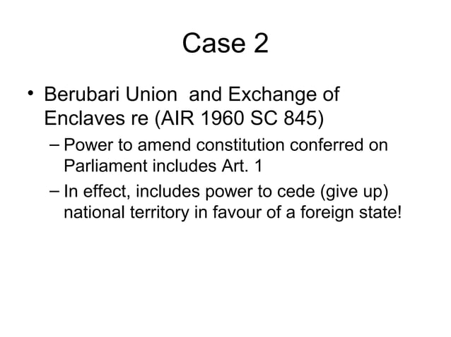 Amendment of Indian Constitution and Basic Structure Doctrine - Art ...