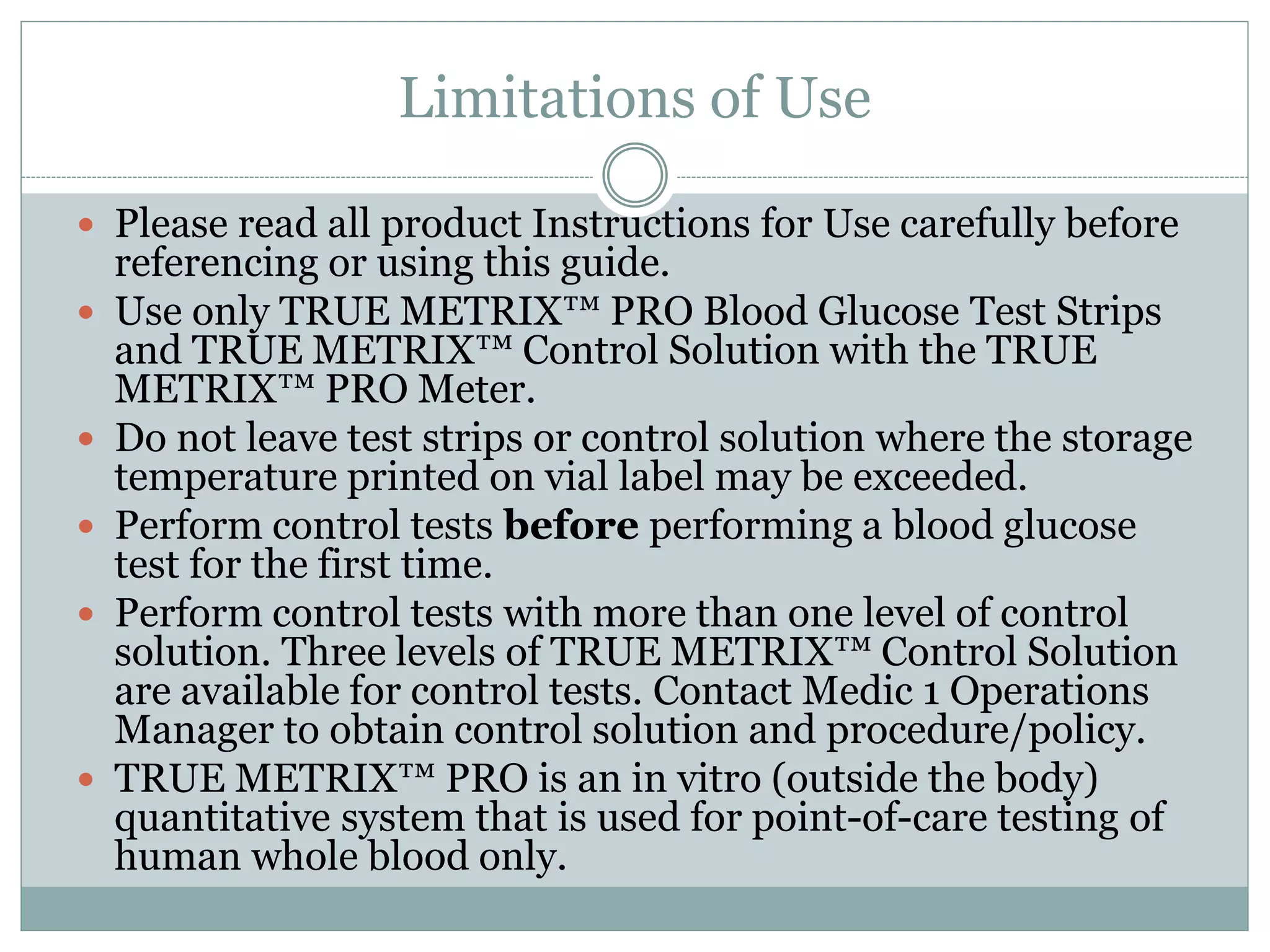 Glucometer In-Service 2017 | PPTX