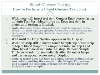 Glucometer In-Service 2017 | PPTX