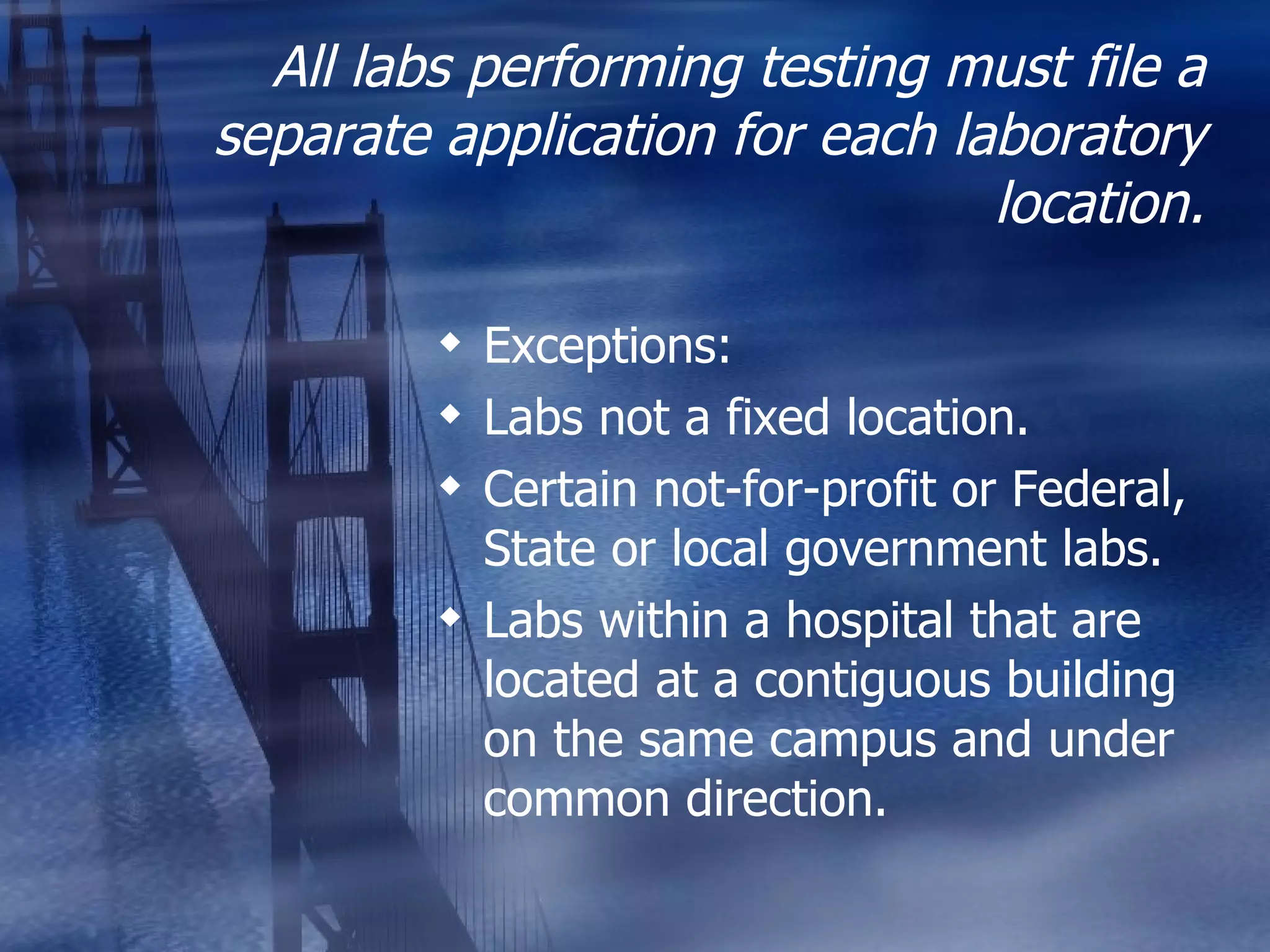 CLIA Compliance | PPT