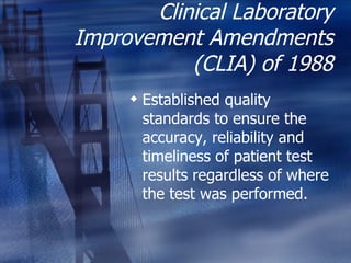 CLIA Compliance | PPT