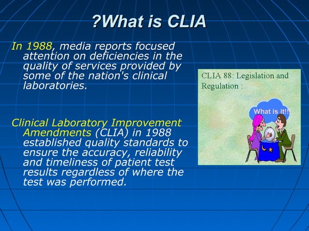 Clia final regulations | PPT