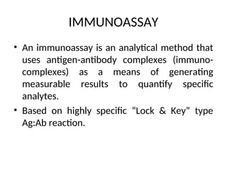 CHEMILUMINESCENCE IMMUNOASSAY (CLIA).ppt