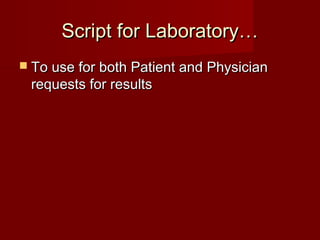 Clia Program And Hipaa Privacy Rule: Patients' Access To Test Reports | Ppt