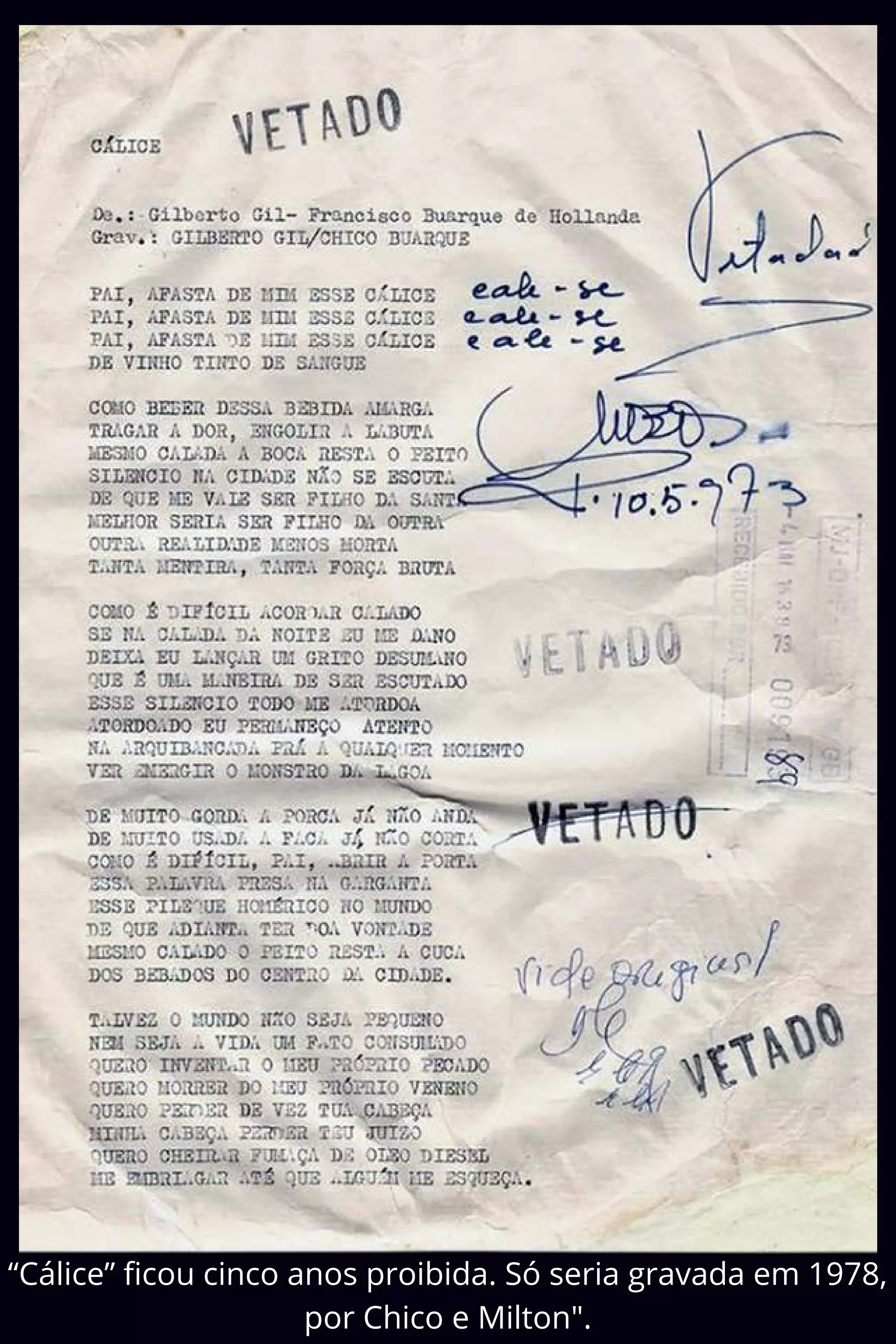 Calice Chico Buarque