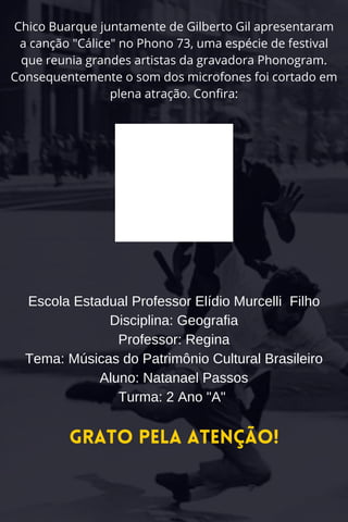 Calice Chico Buarque