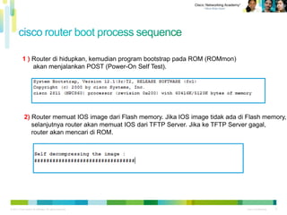 Konfigurasi dasar Cisco Router | PDF