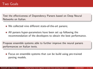 CLiC-it 2018 Presentation | PPT