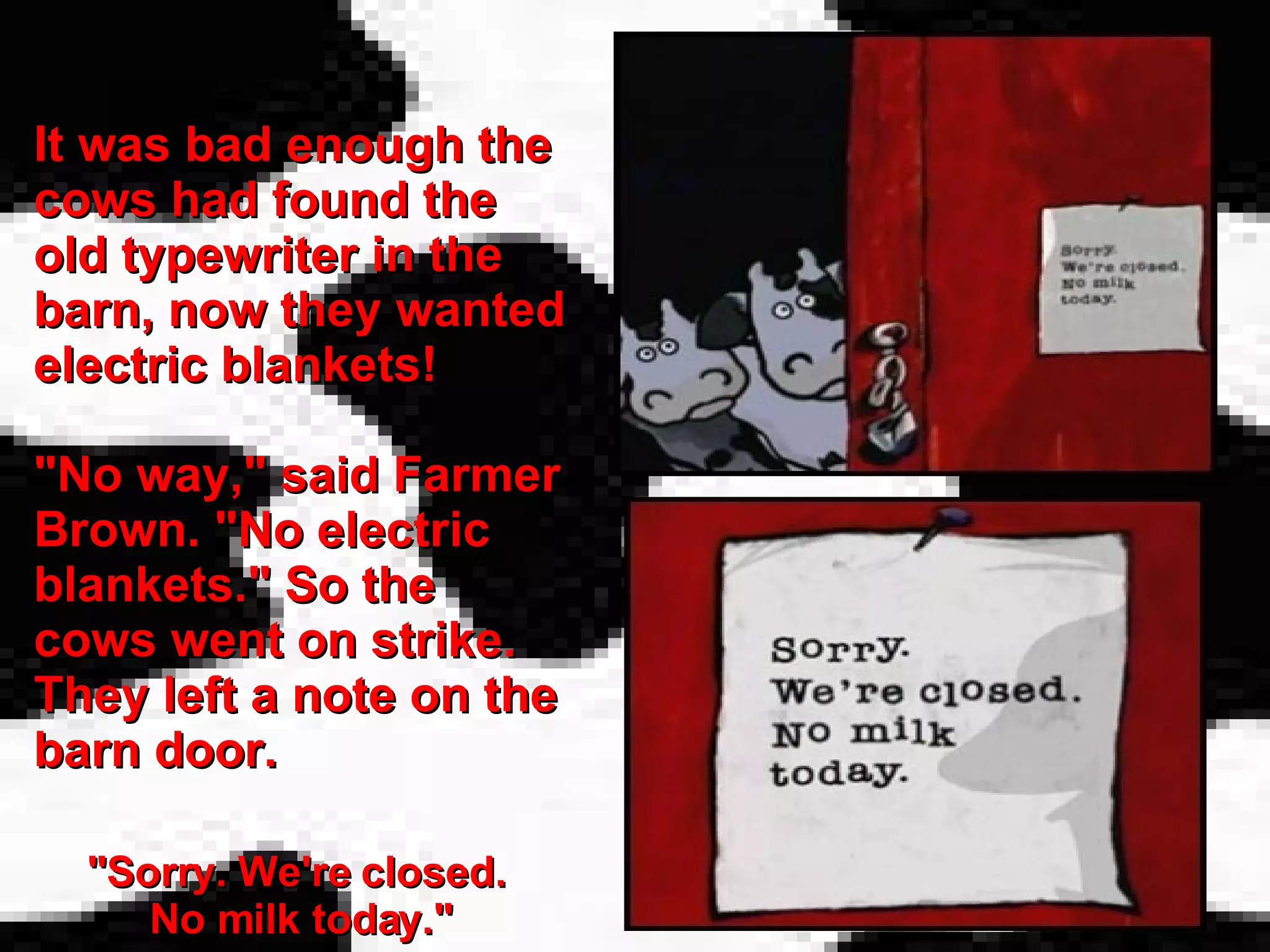 Click Clack Moo Cows That Can Type | PPT
