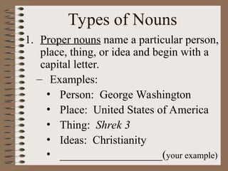 Parts of Speech about NOUNS-PowerPoint.ppt