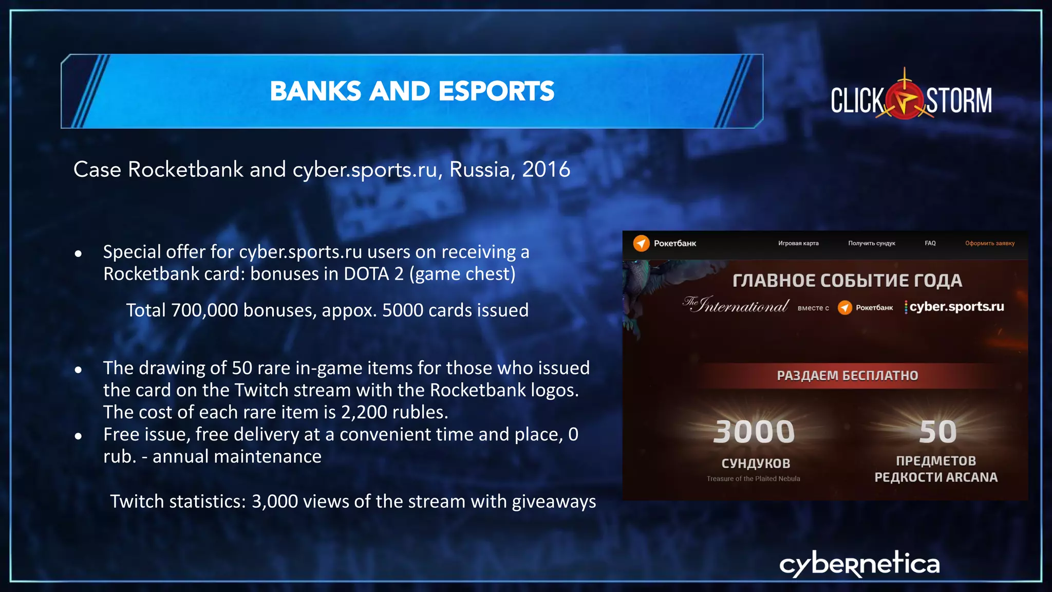Banks activations in esports 2019 - by Click-Storm | PPT