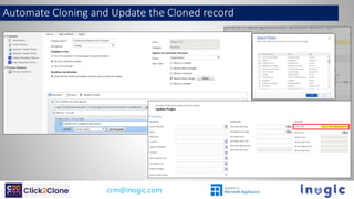 Click2Clone - Copy/Clone Dynamics 365 CRM Records | PPTX
