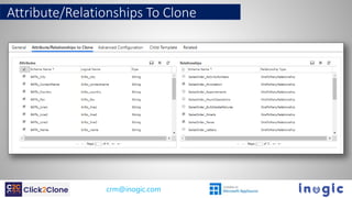 Click2Clone - Copy/Clone Dynamics 365 CRM Records | PPTX
