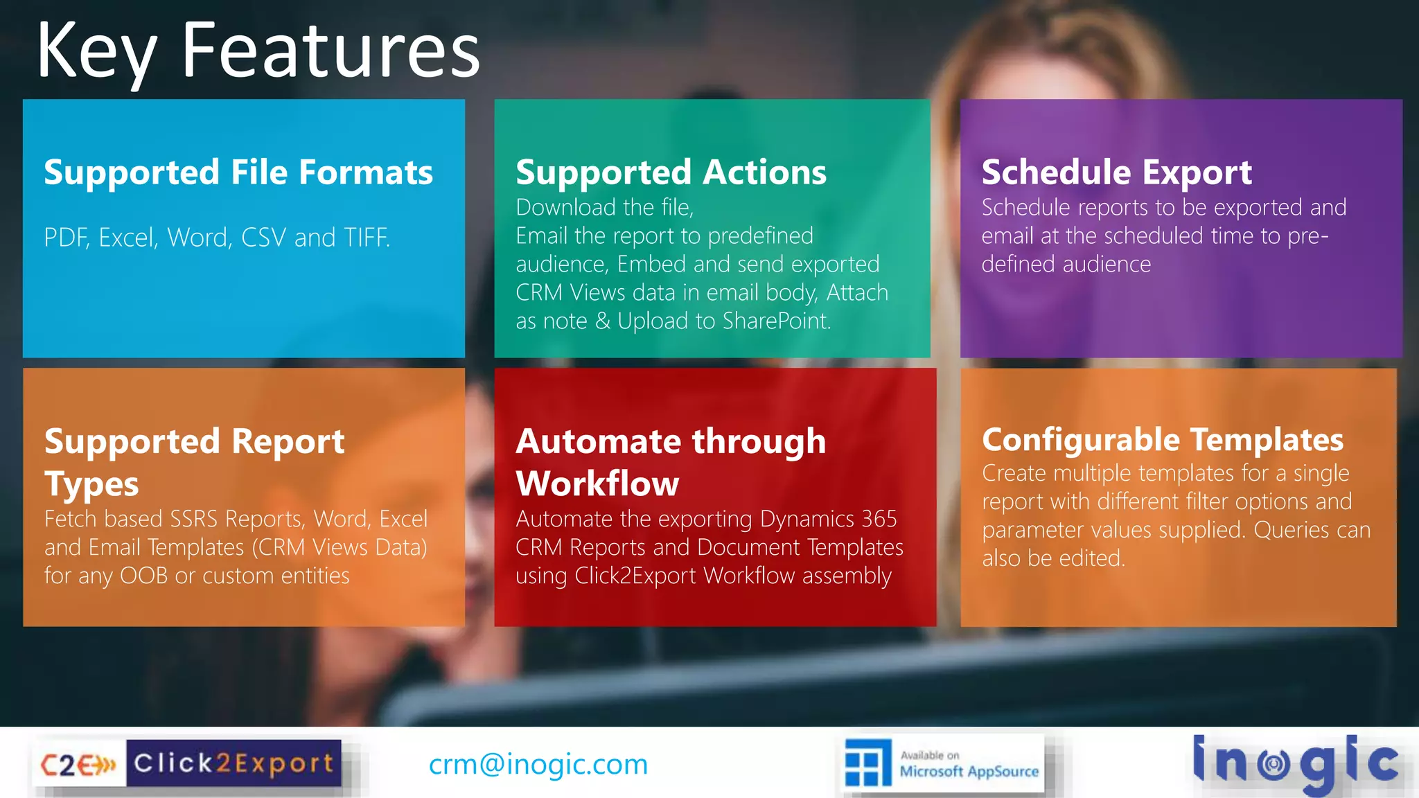 Click2Export - Export & Attach Dynamics 365 Reports | PPTX
