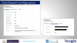 Click2Export - Export & Attach Dynamics 365 Reports | PPTX