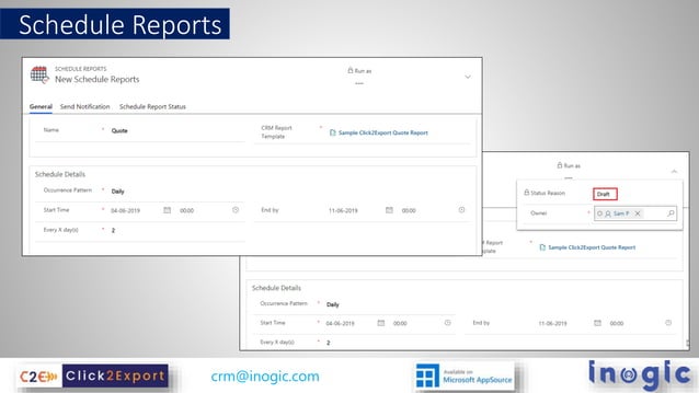 Click2Export - Export & Attach Dynamics 365 Reports | PPT