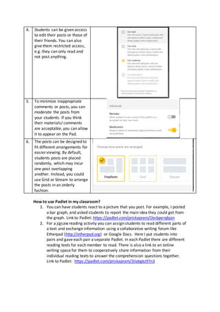 Click, browse and play (padlet) | PDF