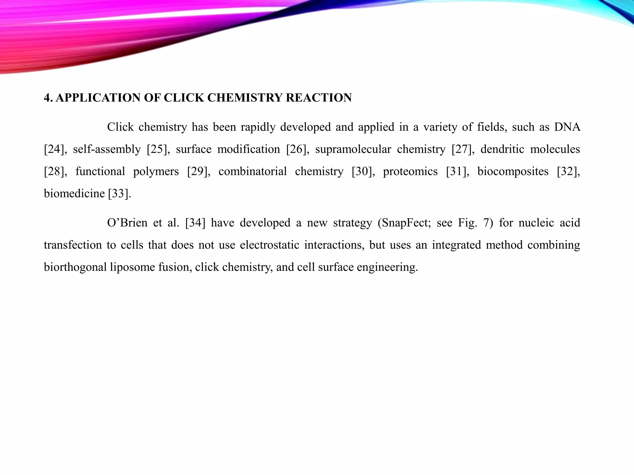 Click chemistry | PPTX
