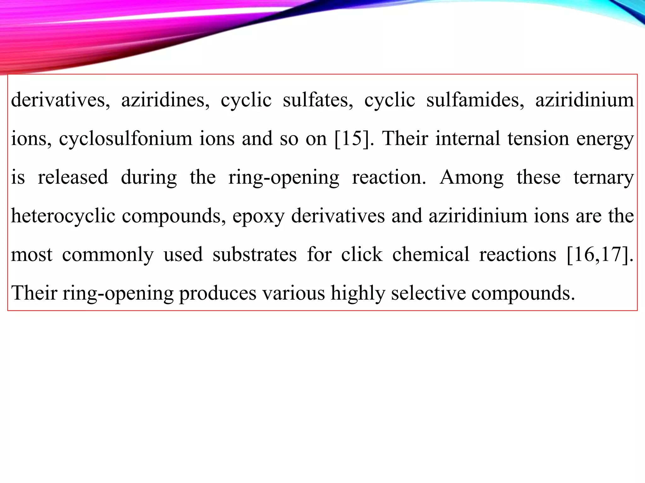 Click chemistry | PPTX